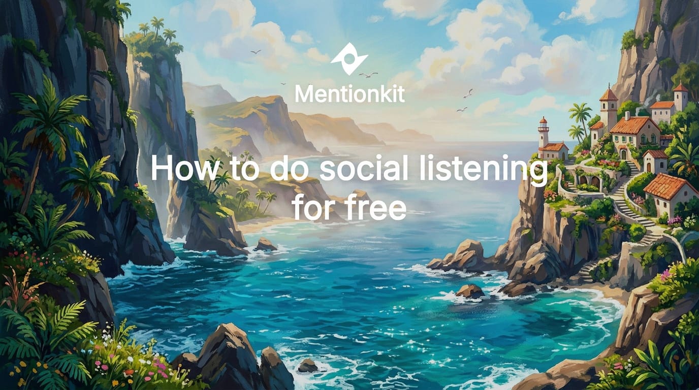 How to do social listening for free